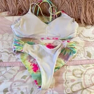 Full Tilt | Swim | Swimsuit Bikini Girls Tie Dye Bikini 2 Pieces Bottom ...